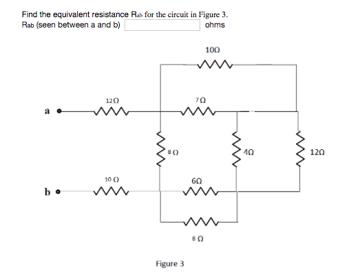 Solved Find the equivalent resistance Rab for the circuit in | Chegg.com Solved Find the equivalent resistance Rab for the circuit in | Chegg.com