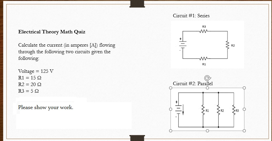 Solved Calculate the current (in amperes [A]) flowing | Chegg.com