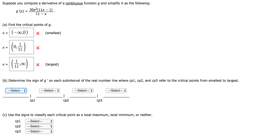Solved Suppose you compute a derivative of a continuous | Chegg.com