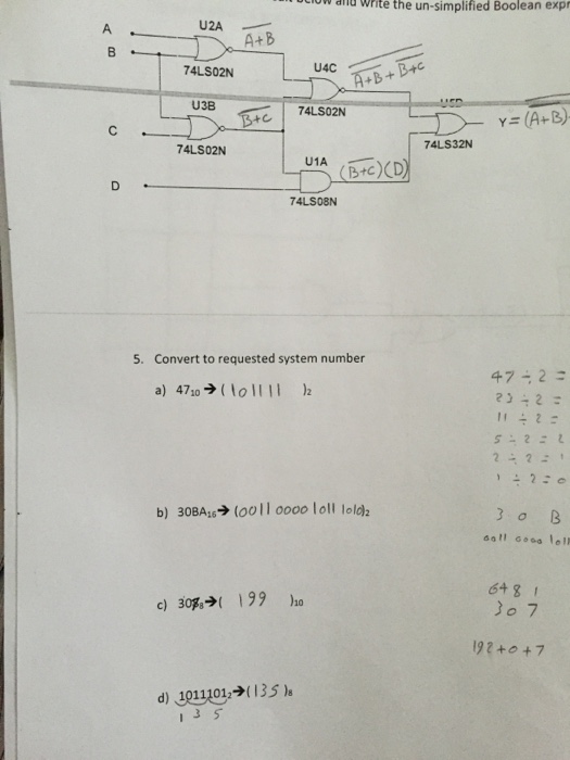 Solved Determine the gate type by writing Boolean expression | Chegg.com
