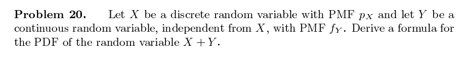Solved Let X Be A Discrete Random Variable With Pmf Px And 