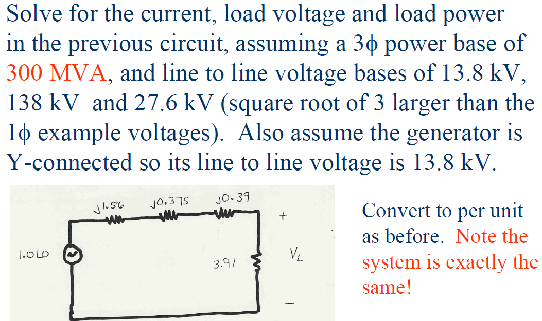 Solved Solve for the current, load voltage and load power in | Chegg.com