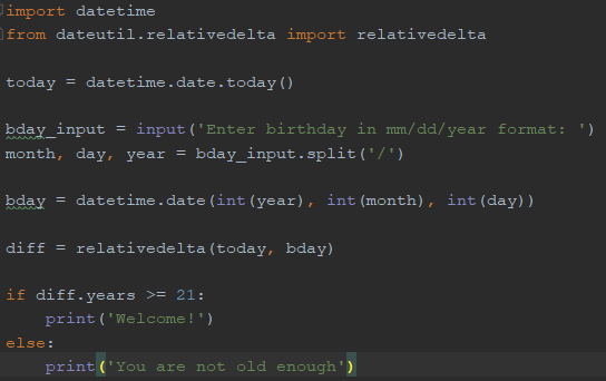 Solved Python Modify The Given Program So It Prints