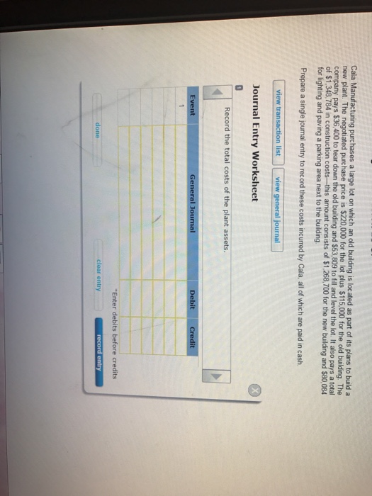 Solved Exercise 8-15 Ordinary repairs, extraordinary repairs | Chegg.com