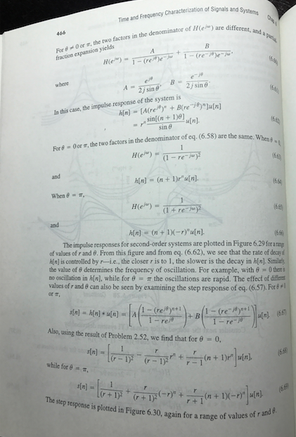 Solved A. For the second order discrete-time system (Section | Chegg.com Solved A. For the second order discrete-time system (Section | Chegg.com