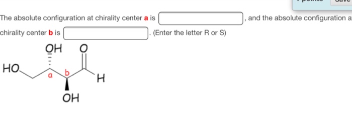 Solved The absolute configuration at chirality center a is I | Chegg.com