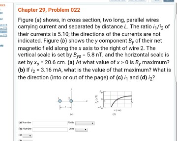 Solved Figure (a) shows, in cross section, two long, | Chegg.com