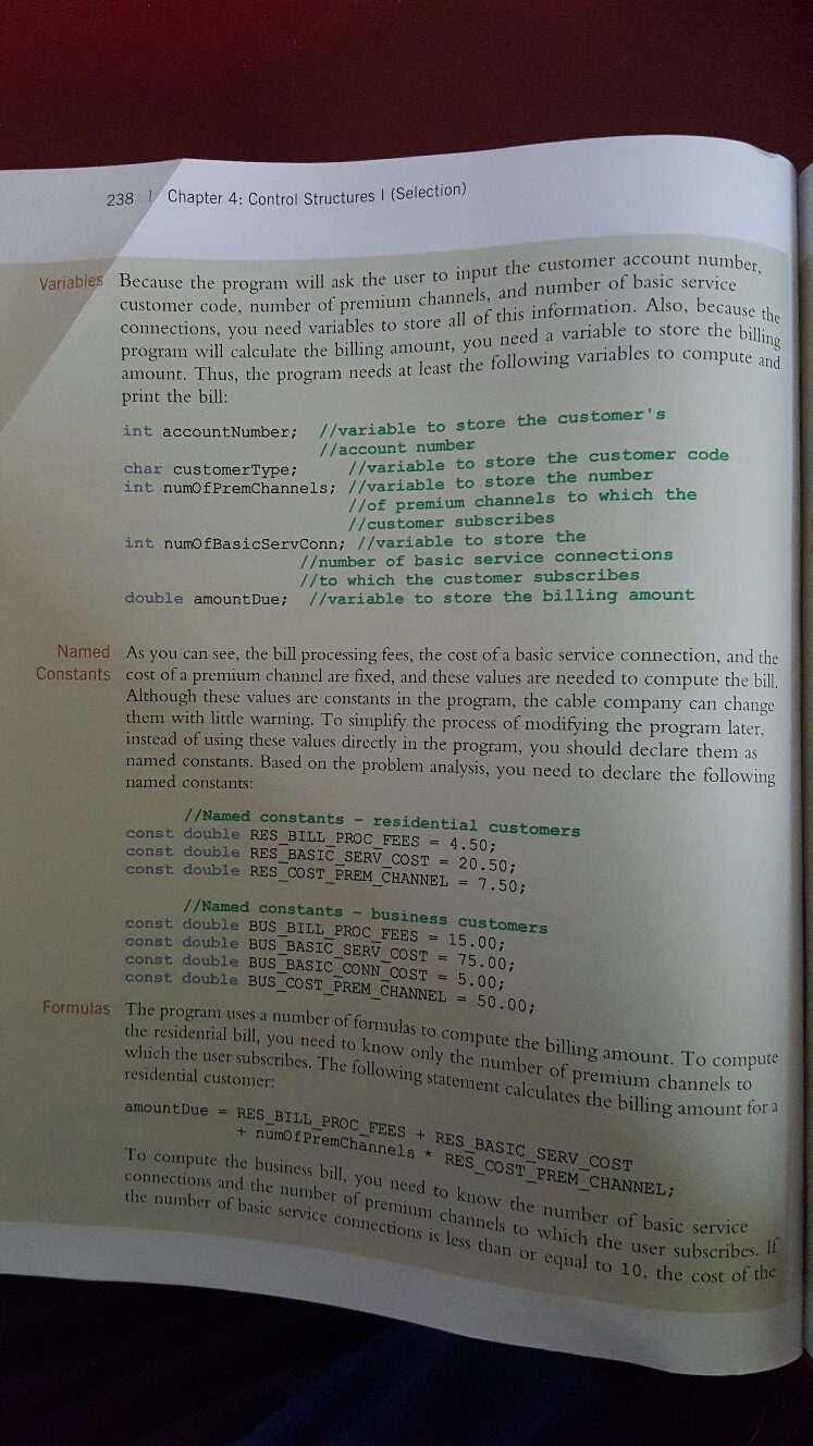 Solved Rewrite the Program ( Cable Company Billing | Chegg.com