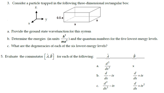 Solved Consider a particle trapped in the following | Chegg.com