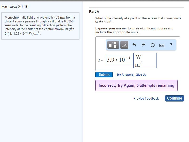 Solved Monochromatic Light Of Wavelength 483 Nm From A
