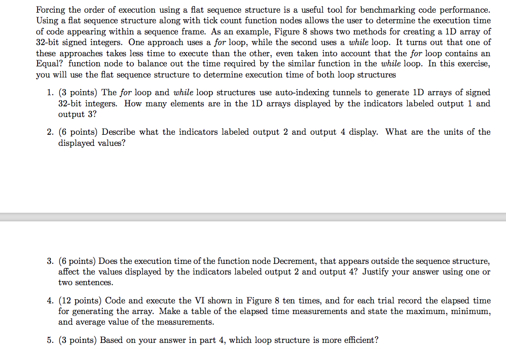 Forcing The Order Of Execution Using A Flat Sequence 0496