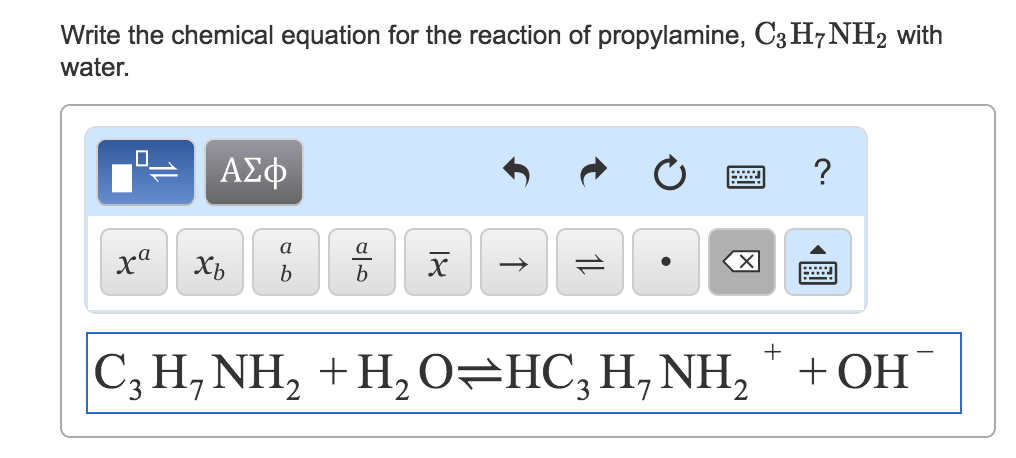 Solved Write the chemical equation for the reaction of | Chegg.com