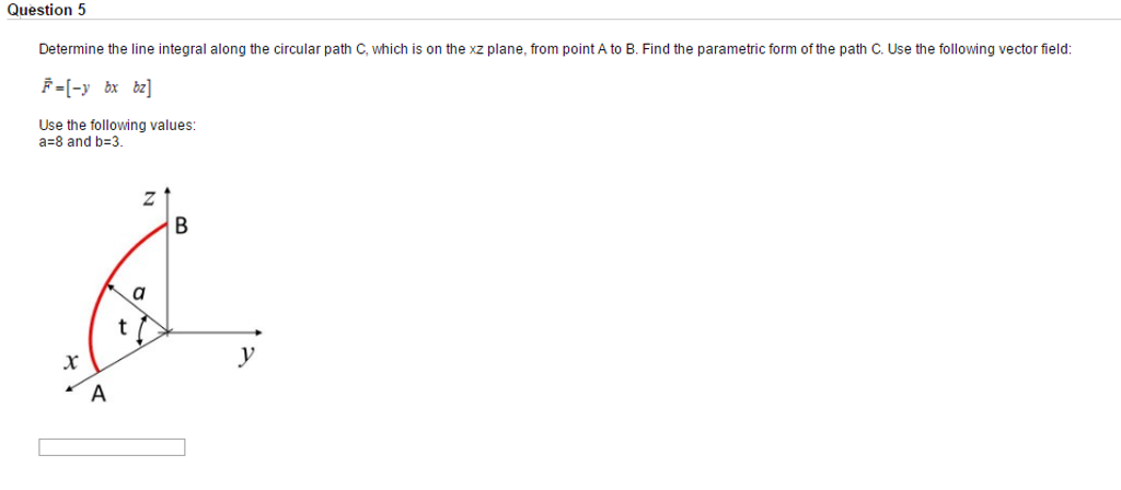 Solved Determine the line integral along the circular path | Chegg.com