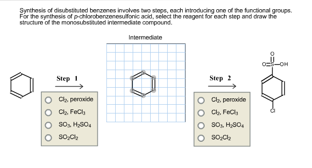 Synthesis of disubstituted benzenes involves two | Chegg.com