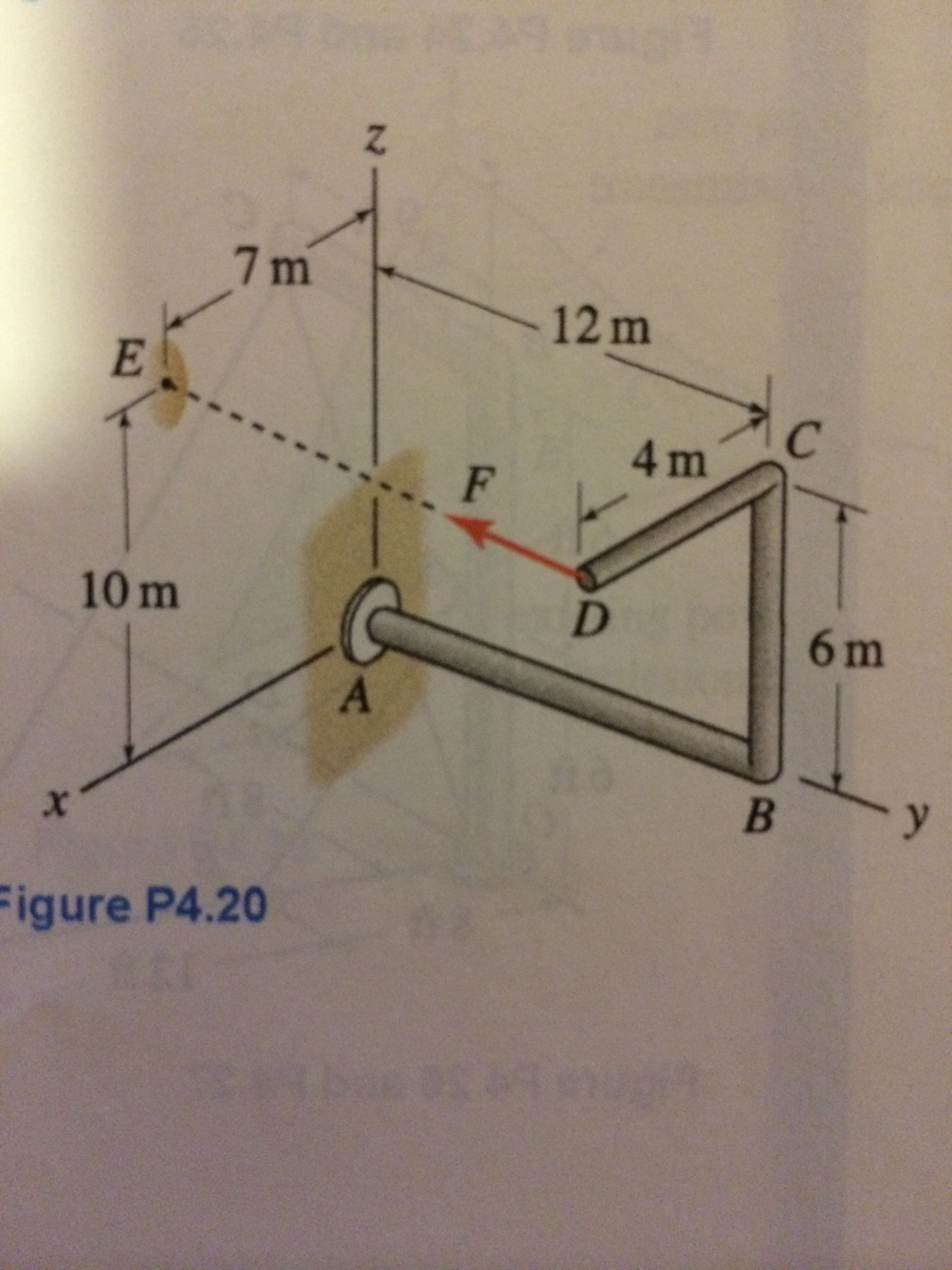 Solved The structure shown supports a force F= 20 kN. Use | Chegg.com Solved The structure shown supports a force F= 20 kN. Use | Chegg.com