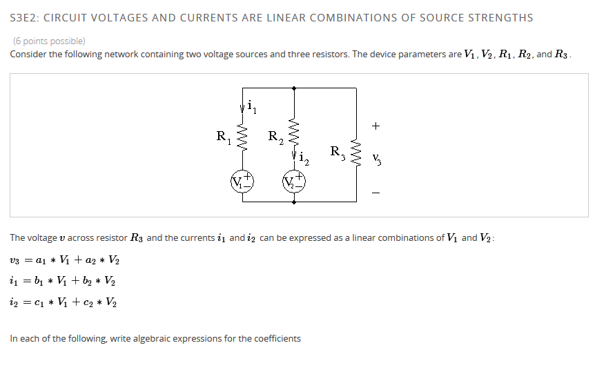 Solved Consider the following network containing two voltage | Chegg.com