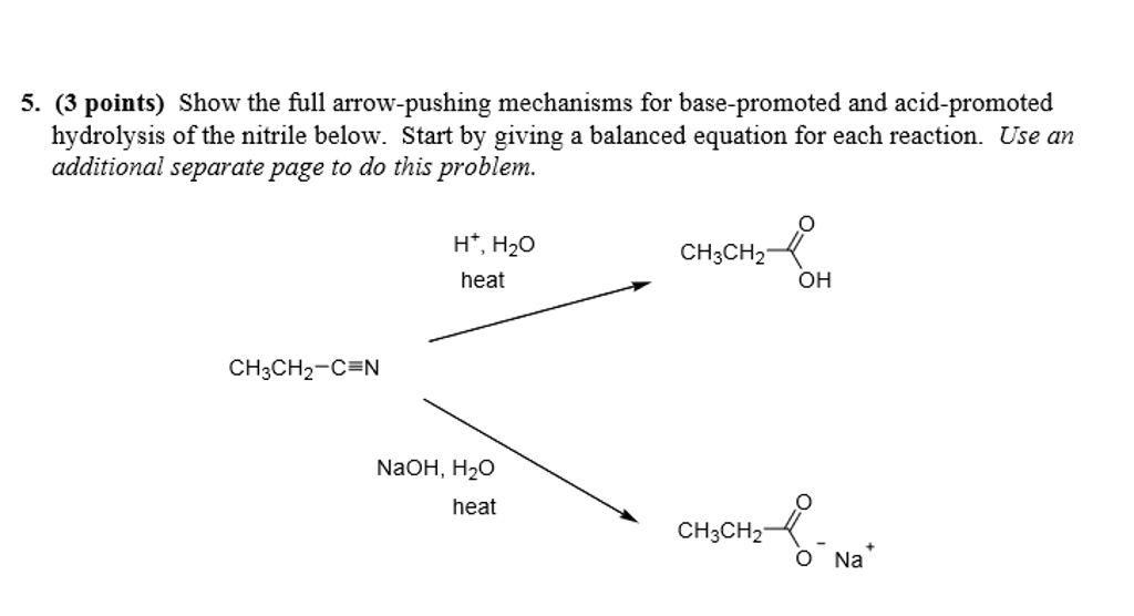 Solved Show the full arrow-pushing mechanisms for | Chegg.com