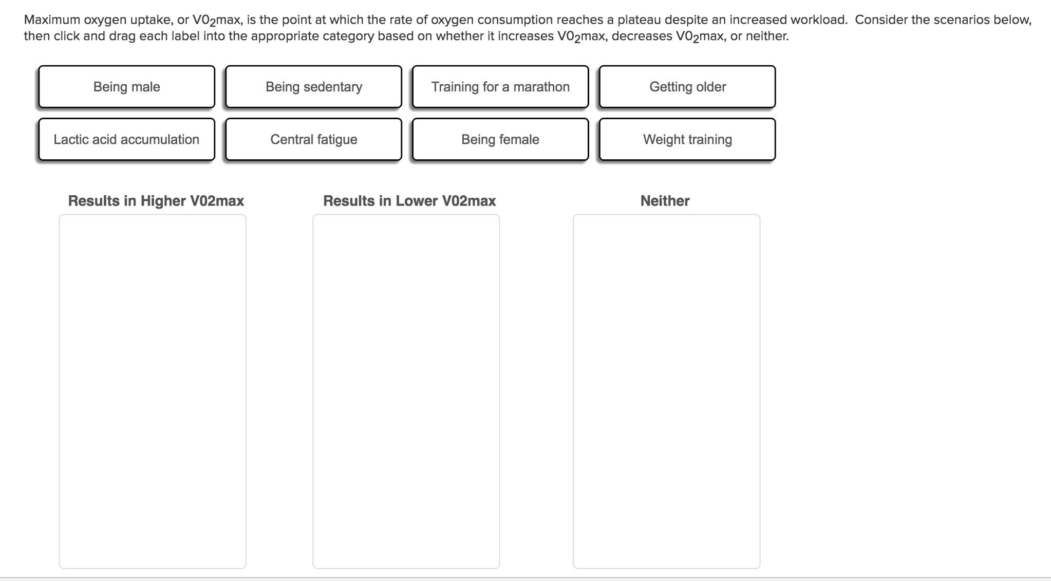 Solved Maximum oxygen uptake, or VO_2 max, is the point at | Chegg.com