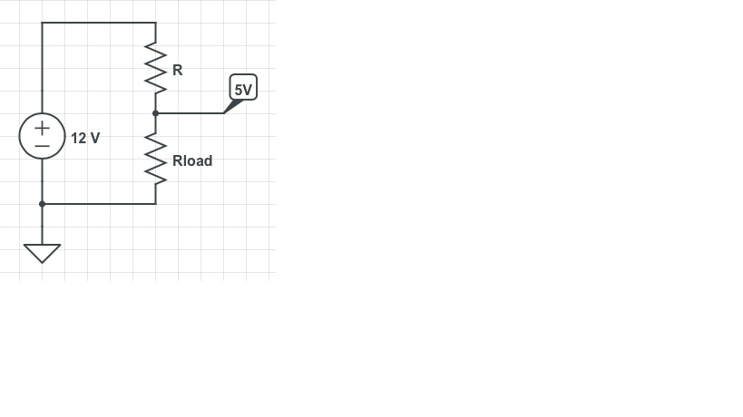 Solved 1. Suppose we wish to use a voltage divider to cut | Chegg.com