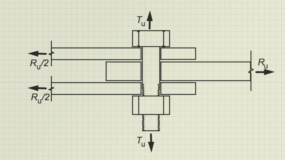 Solved The diagram below shows a 1" diameter A325 bolt | Chegg.com