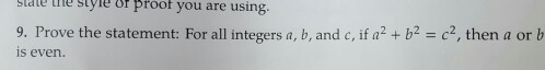 Solved Prove the statement: For all integers a, b, and c, if | Chegg.com