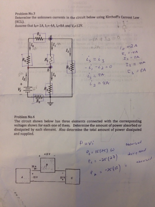 Solved Determine the unknown currents In the circuit below | Chegg.com