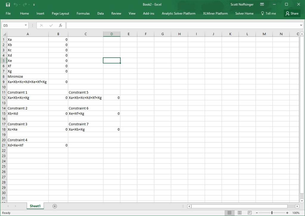 Solved I am working a integer programming model question. My | Chegg.com