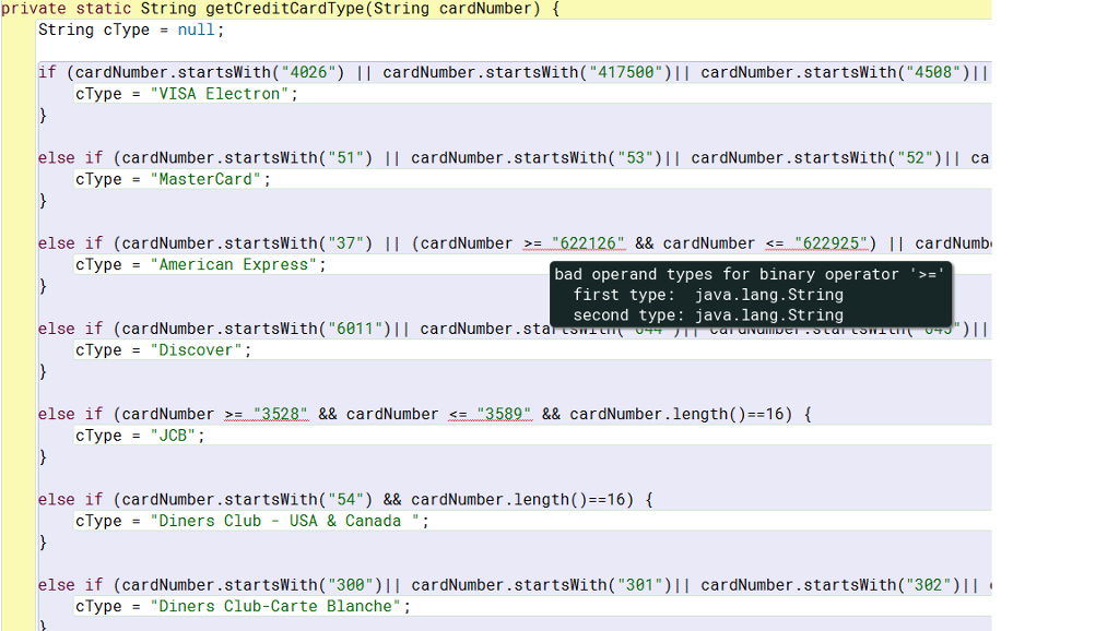Solved I still have a problem (checking the IIN Range - the | Chegg.com