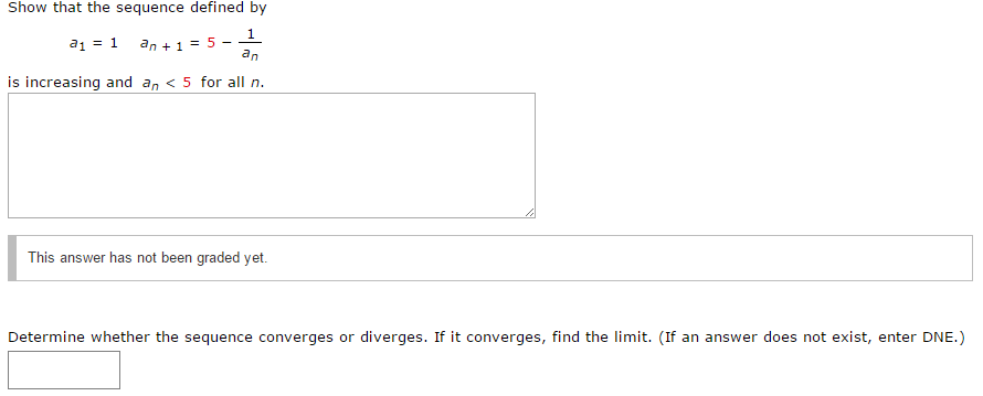 Solved Show that the sequence defined by a_1 =1 | Chegg.com