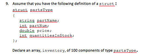 Solved Assume That You Have The Following Definition Of A