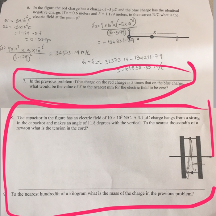 Solved In the figure the red charge has a charge of +5 mu C | Chegg.com