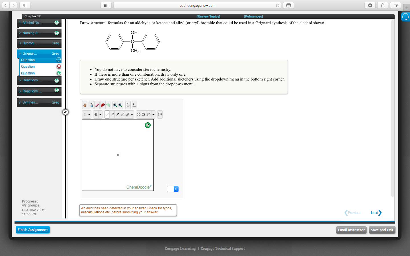 Solved Draw structural formulas for an aldehyde or ketone | Chegg.com