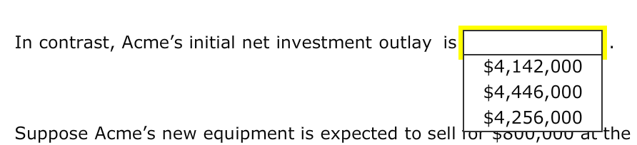Solved Consider the case of Acme Manufacturing: Acme | Chegg.com