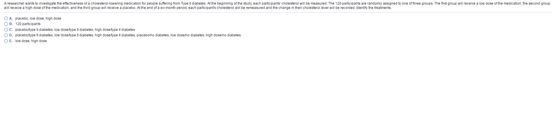 Solved A researcher wants to investigate the effectiveness | Chegg.com