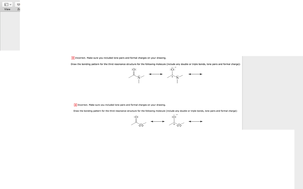 Solved Draw the bonding pattern for the third resonance | Chegg.com