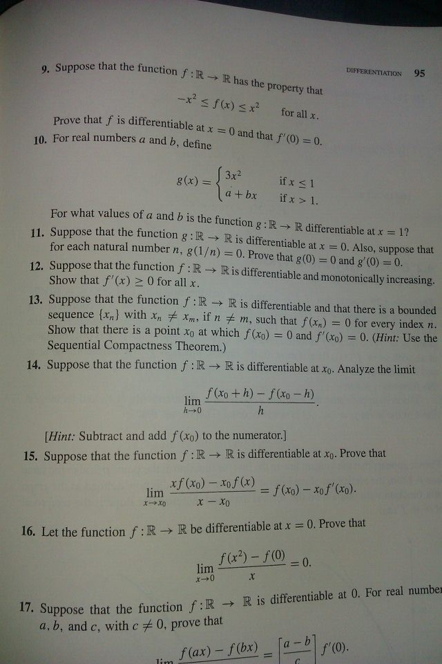 Solved Suppose that the function f: R rightarrow R has the | Chegg.com