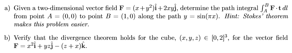 Solved Given a two-dimensional vector field F = (x + | Chegg.com