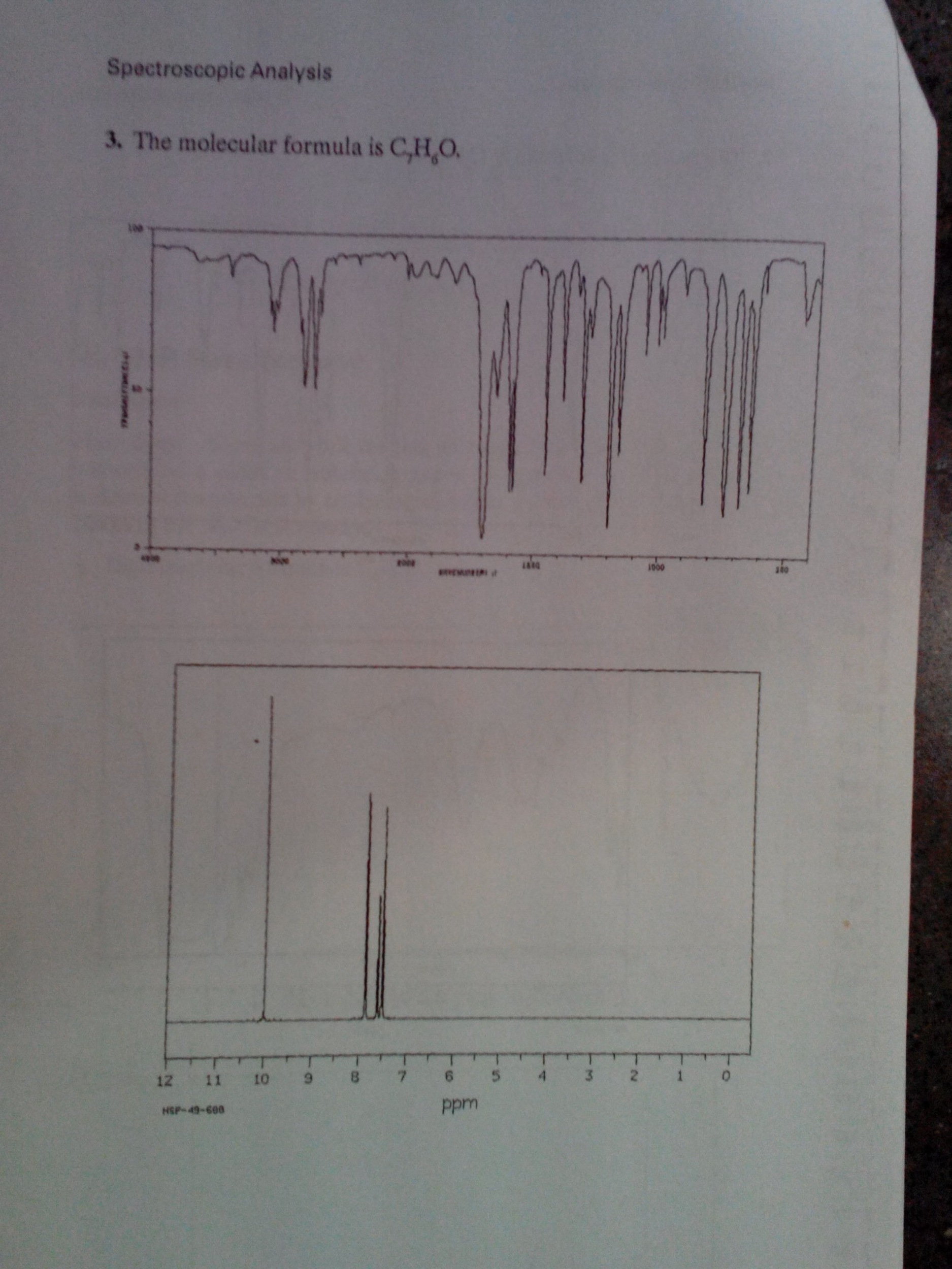 Solved Determine the structure of these unknown compounds by | Chegg.com