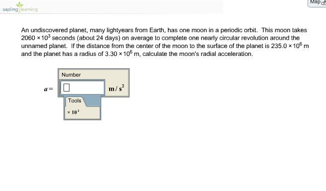 Solved Map pling An undiscovered planet, many lightyears | Chegg.com