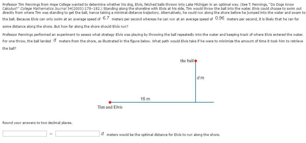 Solved Professor Tim Pennings from Hope College wanted to | Chegg.com