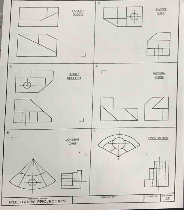 Finish the missing views on the page- show all hidden | Chegg.com