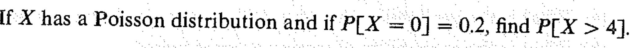 Solved If X has a Poisson distribution and if P[X = 0] = | Chegg.com