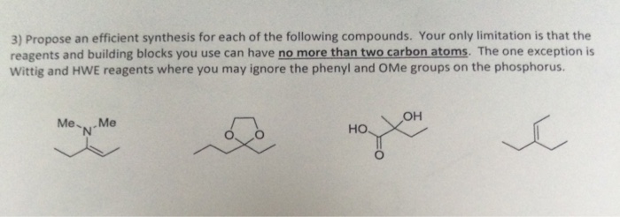 Solved Propose an efficient synthesis for each of the | Chegg.com