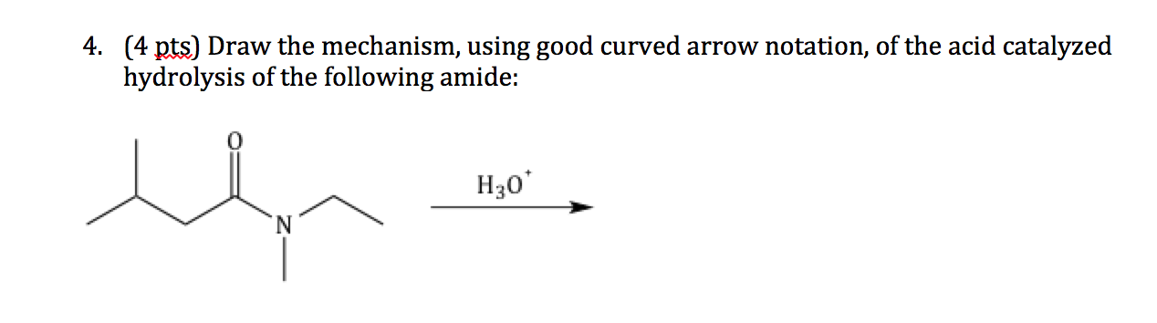 Solved Draw the mechanism, using good curved arrow notation, | Chegg.com
