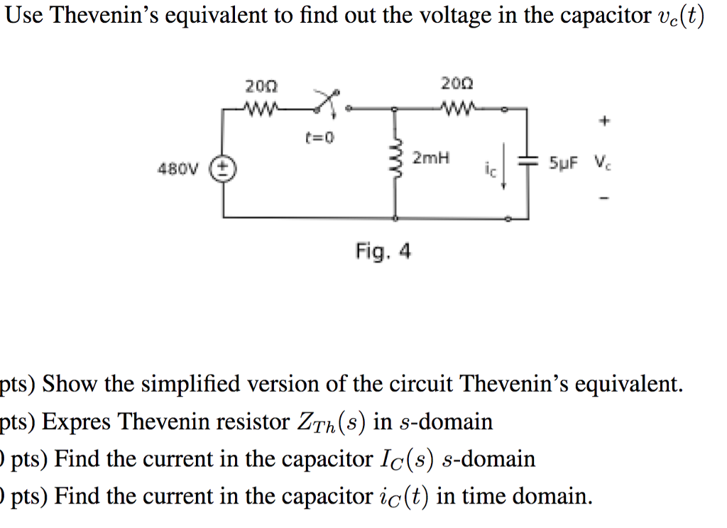 Solved Use Thevenin's equivalent to find out the voltage in | Chegg.com