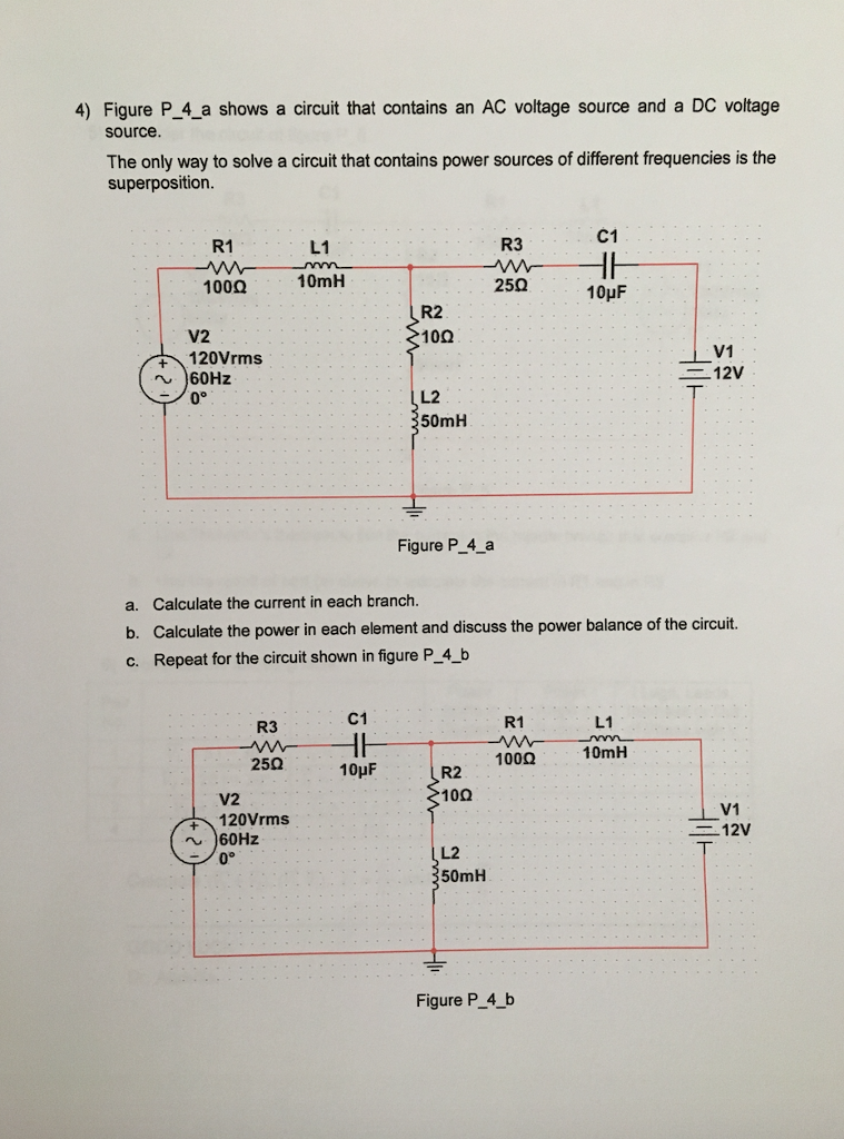 Solved Figure P_4_a shows a circuit that contains an AC | Chegg.com