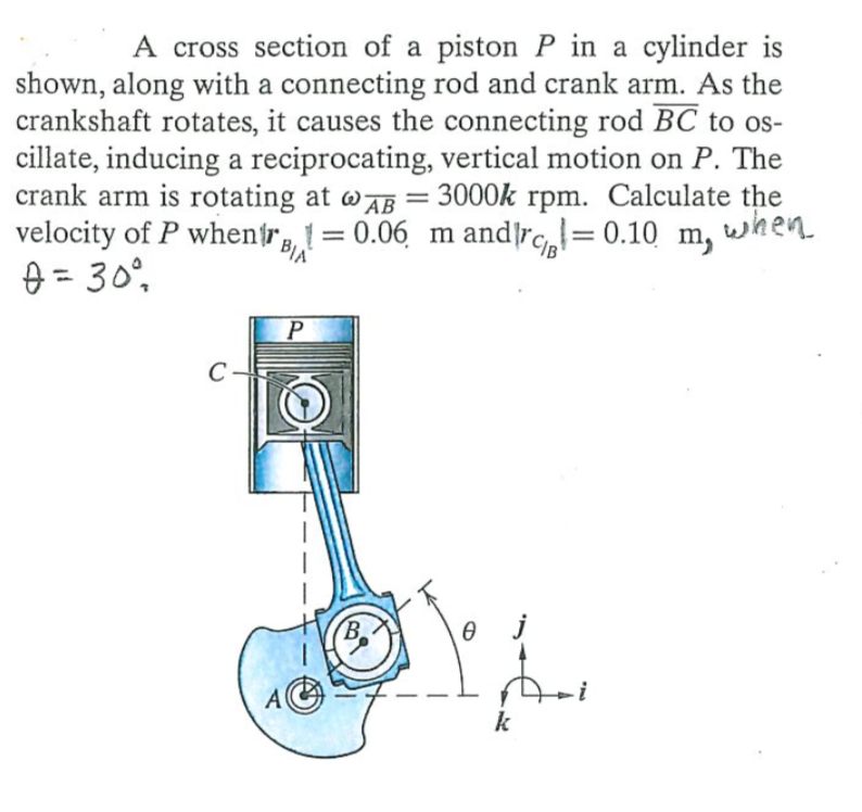 Solved A cross section of a Piston P in a cylinder is shown, | Chegg.com