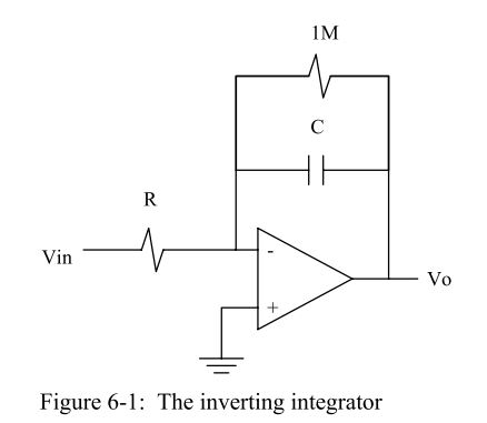 Solved 1) Design an inverting integrator with an output | Chegg.com