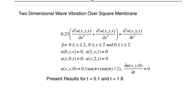 Solved How to solve a Hyperbolic PDE using MATLAB? please | Chegg.com