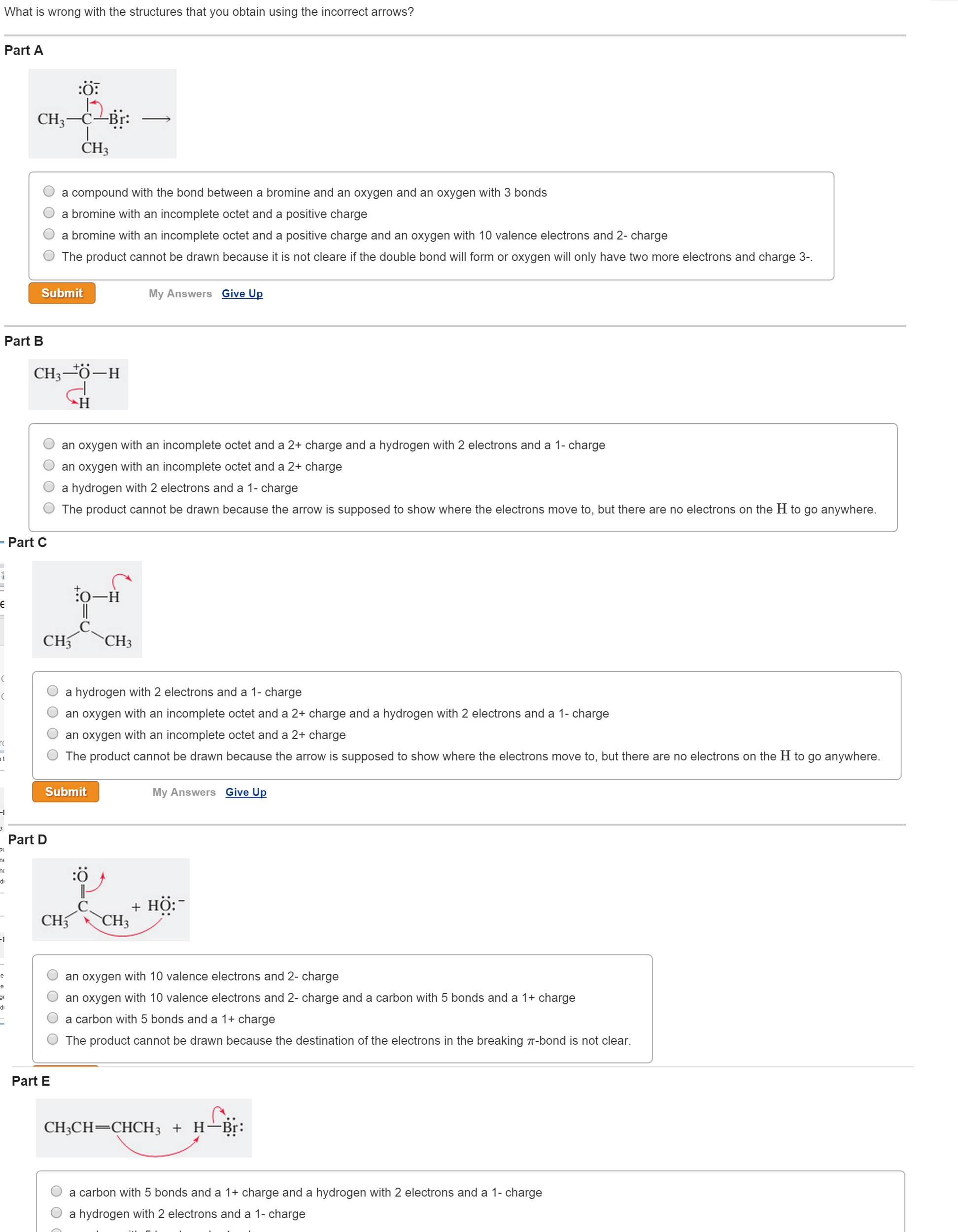 Solved What is wrong with the structures that you obtain | Chegg.com